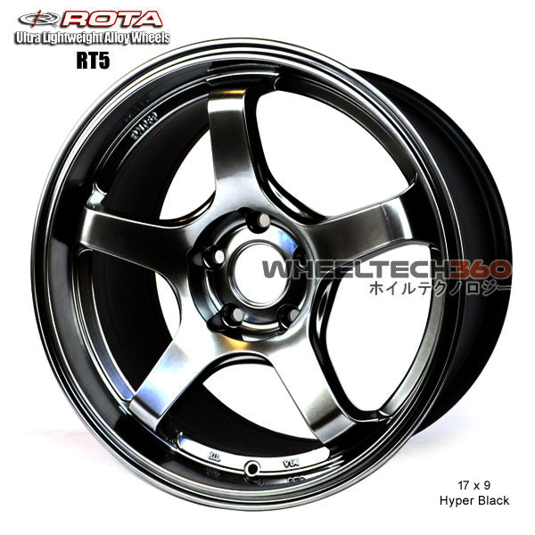 ROTA Wheel RT5-R (17x9, 5x114.3+25mm, 73mm Hub)|Rota Rims|Discount Rota ...